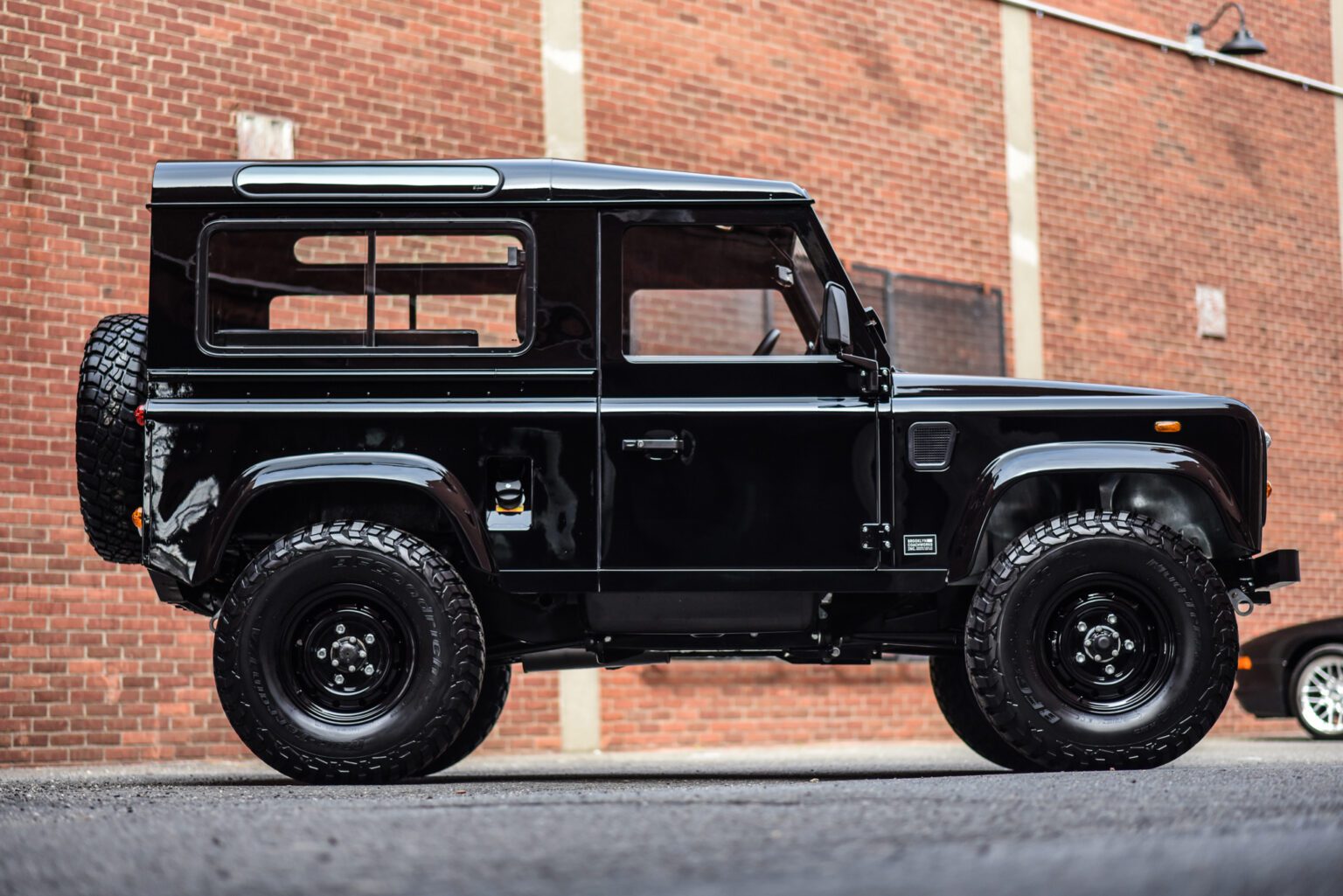 1995 Land Rover Defender 90 - Beluga Black - Black Horse Garage